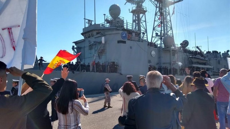 La fragata 'Santa María' finaliza su despliegue tras dos meses ...